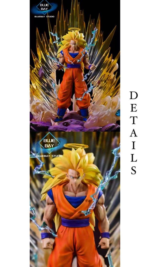 Blue Bay Studio - SS3 Goku, Hobbies & Toys, Toys & Games on Carousell