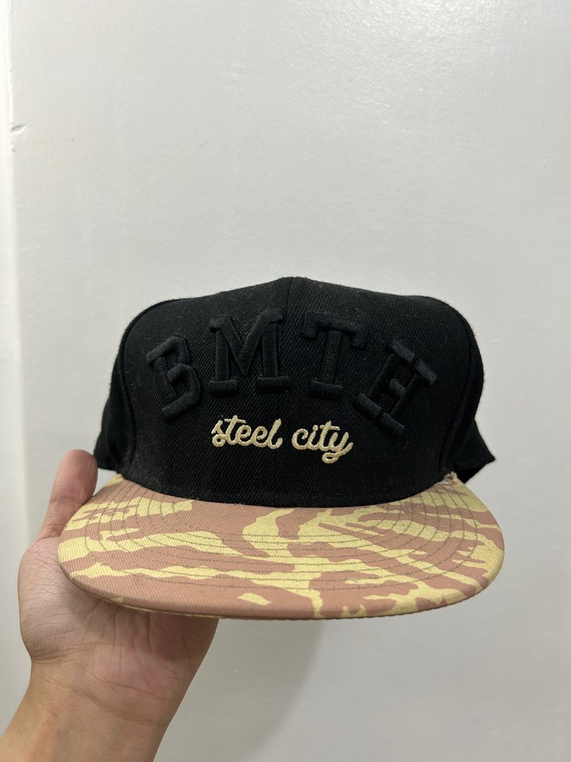 BMTH Steel City official merch snapback, Men's Fashion, Watches ...