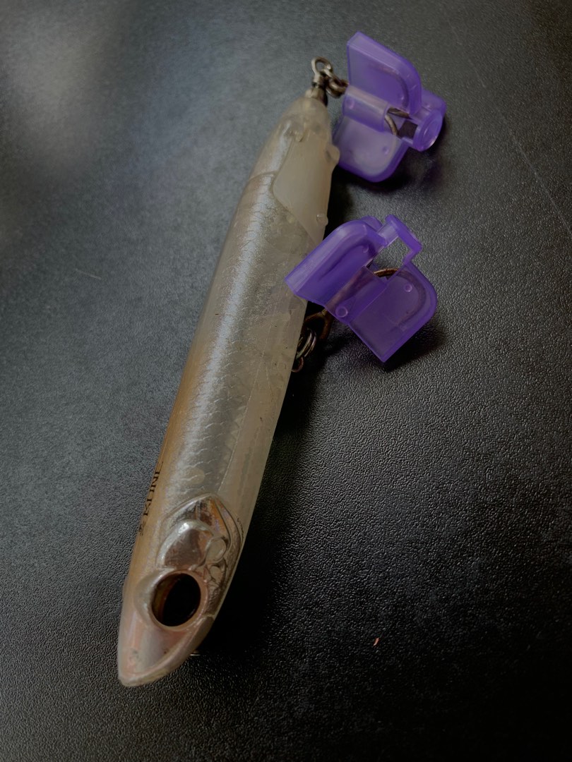 Bone HoverJet 130F, transparent chart, fishing lure, #0053, Sports ...