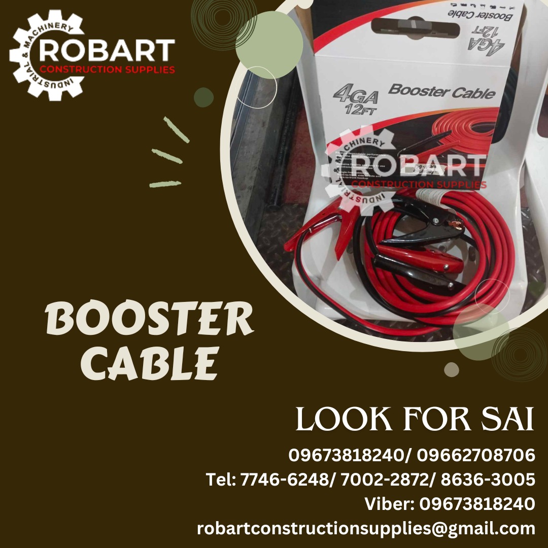 Booster Cable, Commercial & Industrial, Construction Tools & Equipment ...
