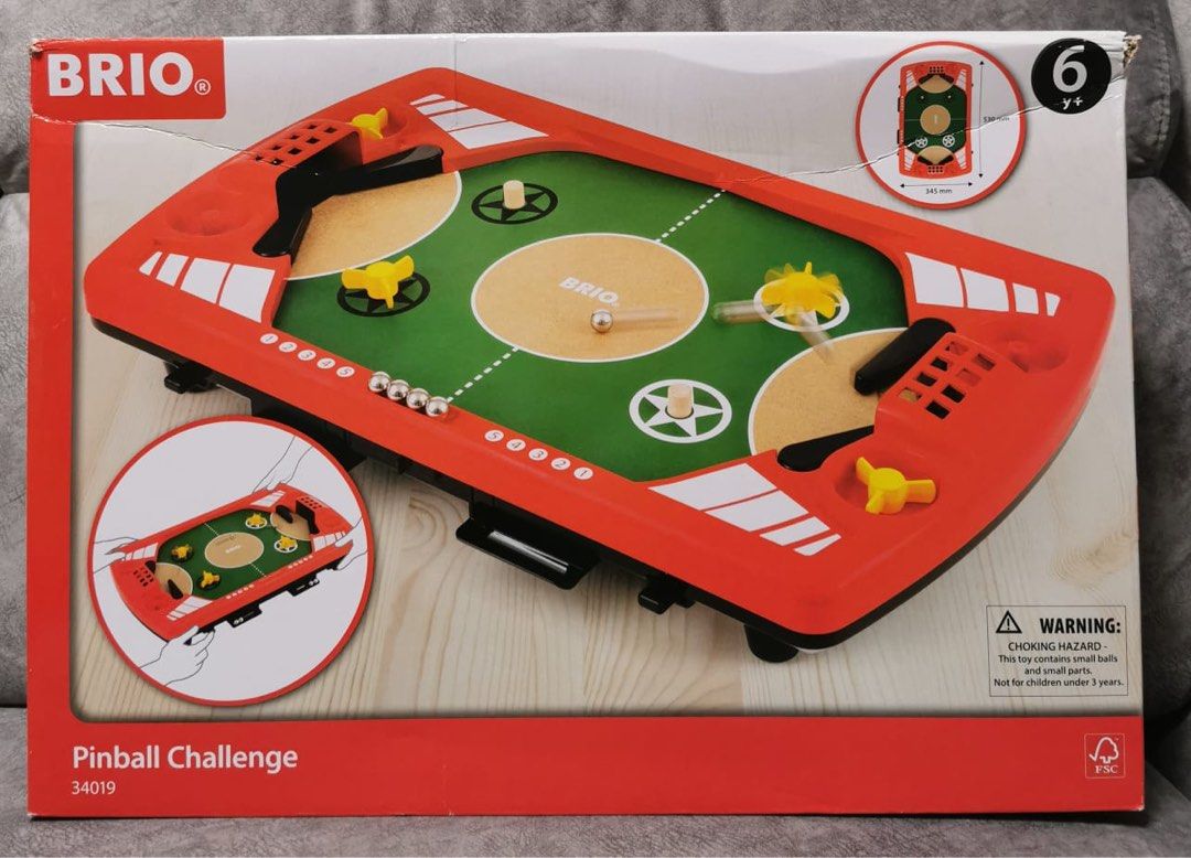 Brio Pinball Challenge 34019, Hobbies & Toys, Toys & Games on Carousell