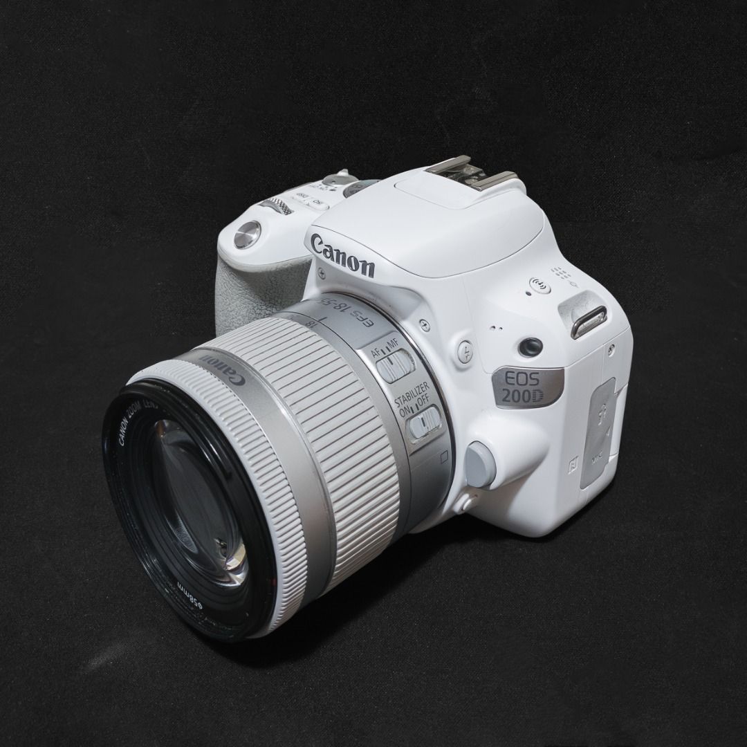 Canon 200D DLSR Camera with Kit Lens Bundle, Photography, Cameras on ...