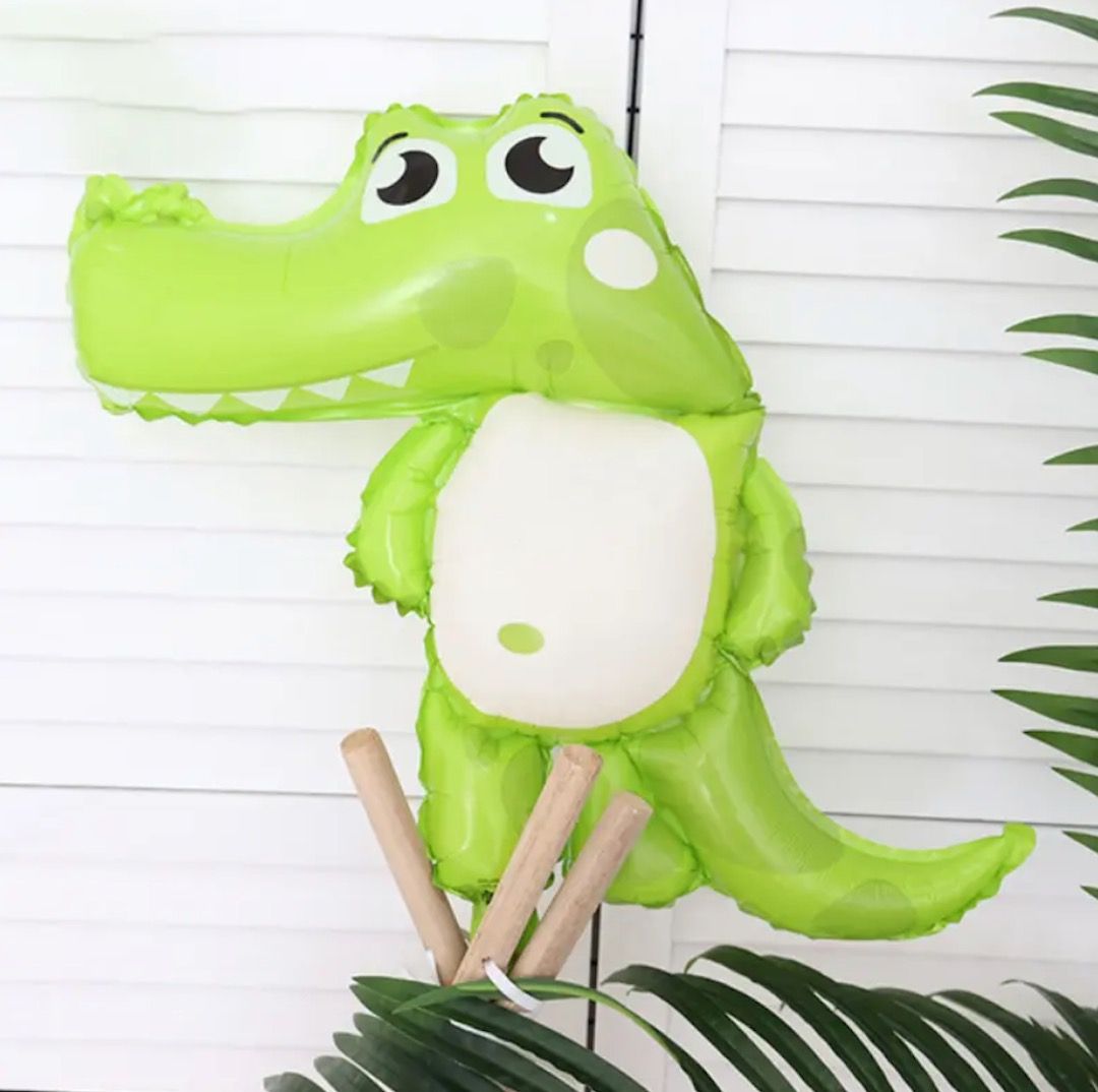 Cartoon Crocodile Foil Balloon, Hobbies & Toys, Stationery & Craft ...