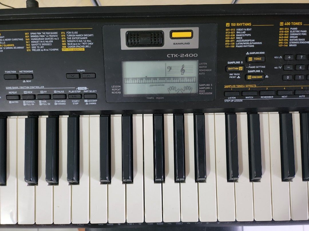 Casio CTK-2400 piano keyboard, Hobbies & Toys, Music & Media, Musical Instruments on Carousell