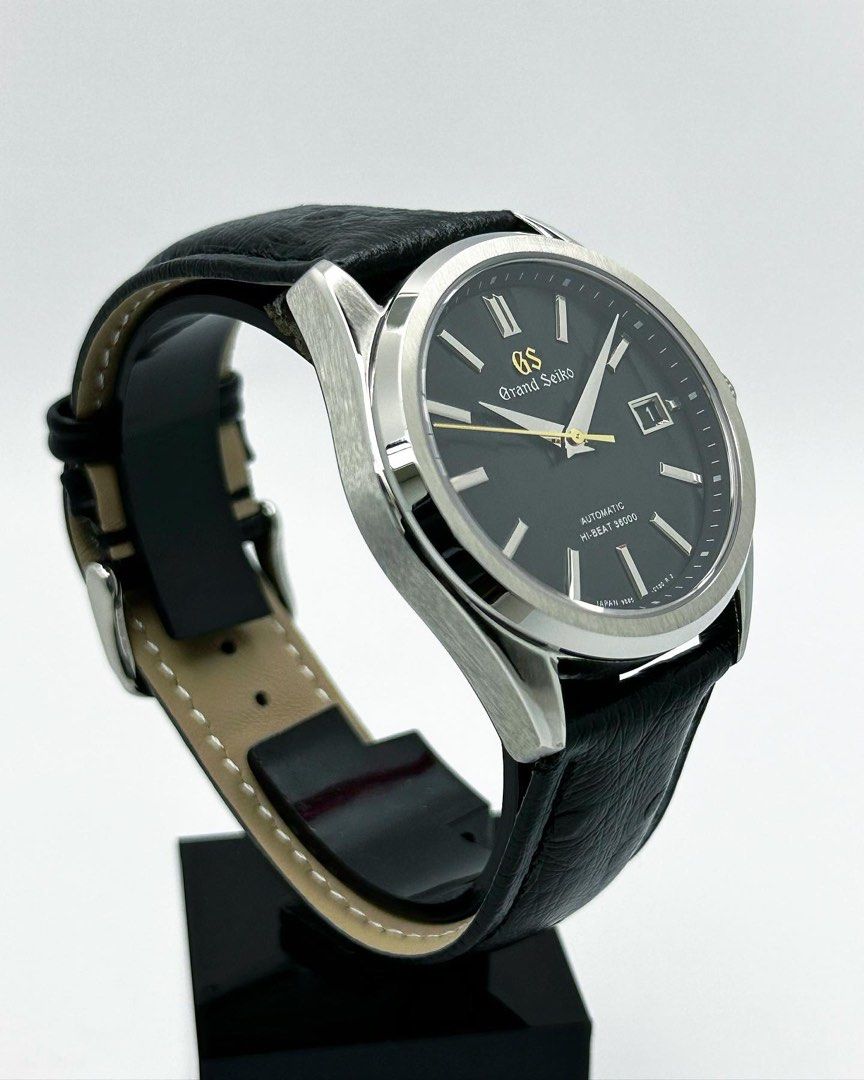 Custom Seiko Mod Black GS SBGH with Gold accent 39mm, Men's Fashion ...