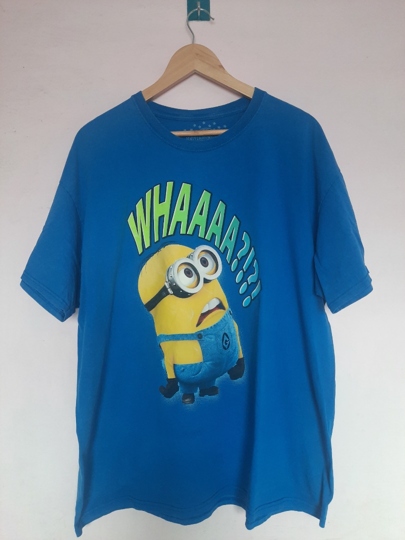 Despicable Me "Dave" Movie Promo Shirt, Men's Fashion, Tops & Sets ...