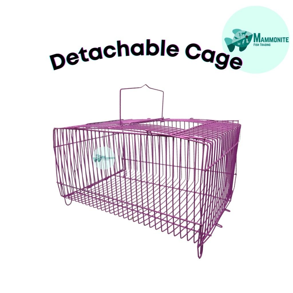 Detachable Colored Bird Cage 10.6x7x5.5 Inches For Small Birds Travel ...