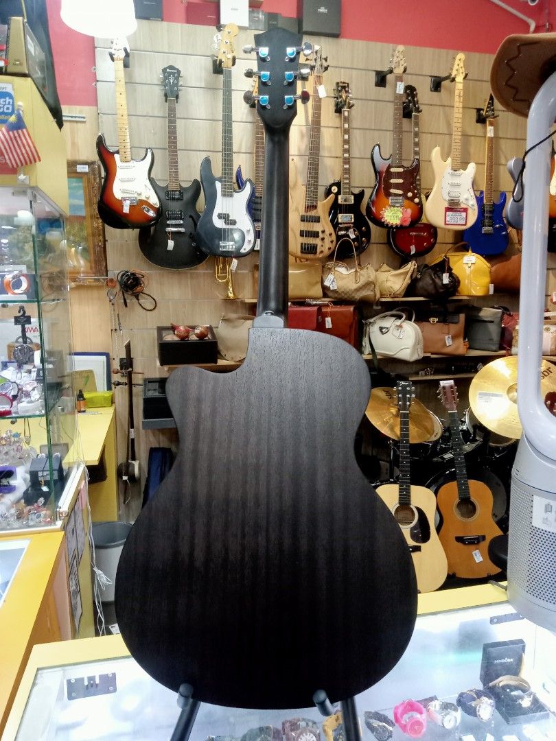 Deviser 40" Acoustic Guitar Oak Grain Wood Z99, Hobbies & Toys, Music & Media, Musical ...