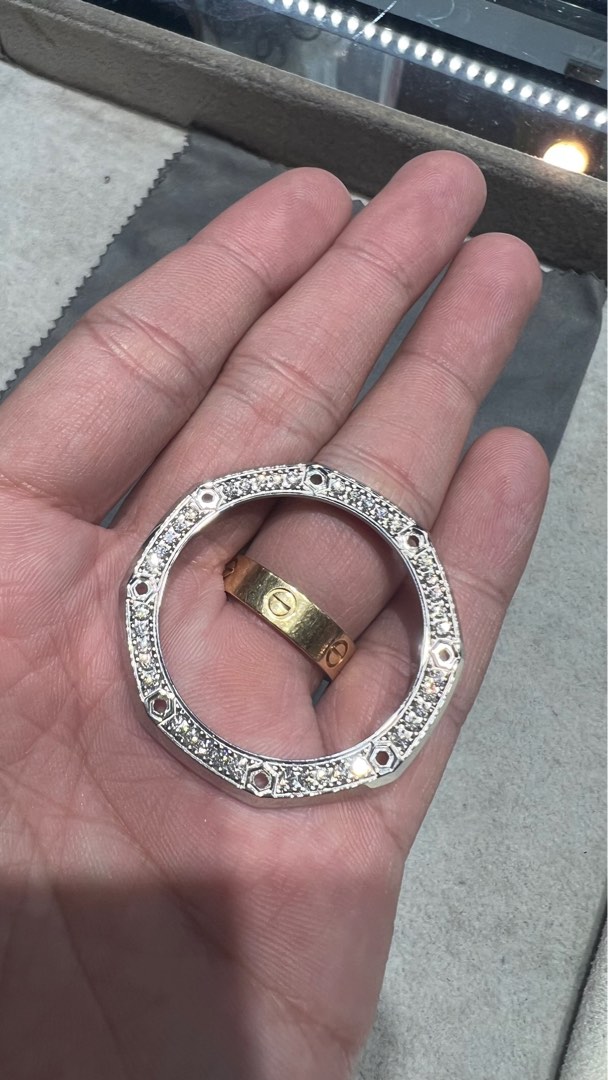 Diamond Bezel Insert for Audemars Piguet Royal Oak Offshore., Men's ...