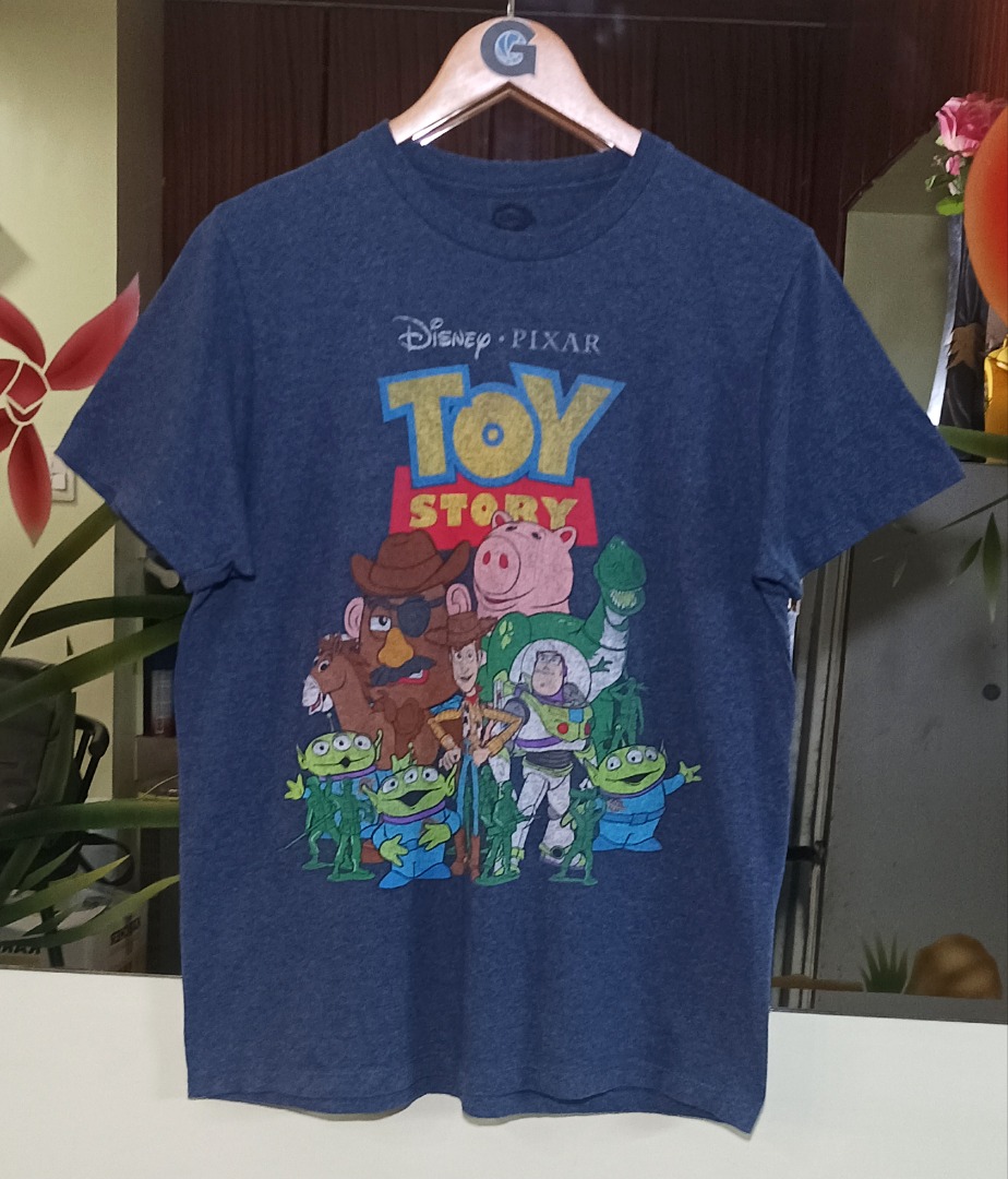 Disney Toy Story Blue Gray Shirt, Men's Fashion, Tops & Sets, Tshirts ...