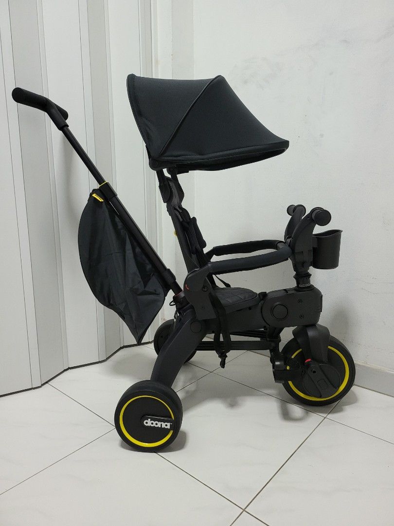 Doona Liki Trike S5 Midnight Limited Edition stroller, Babies & Kids ...