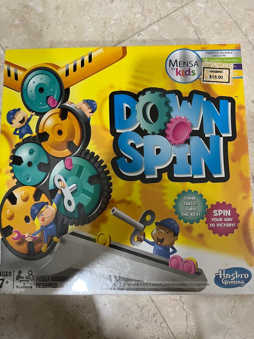 Down Spin Game, Hobbies & Toys, Toys & Games on Carousell