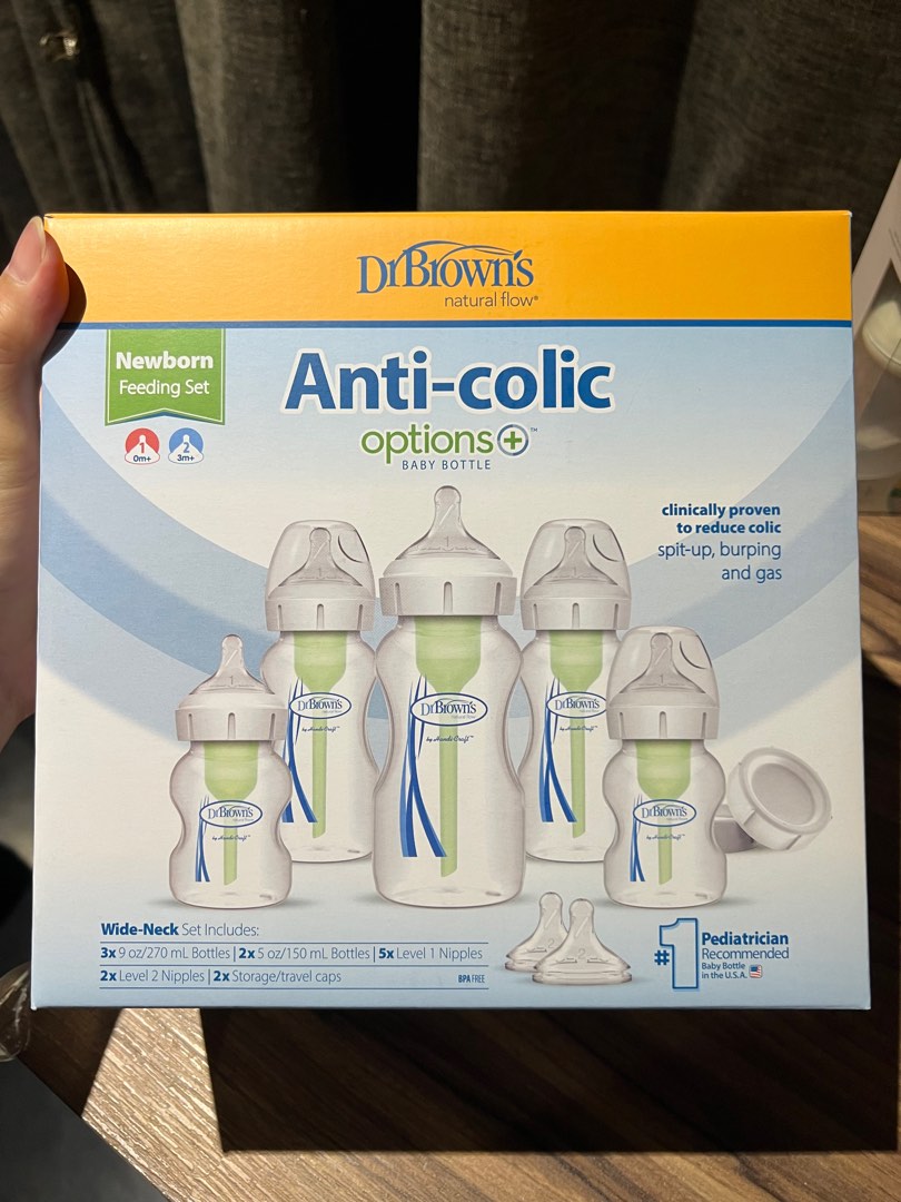 Dr brown anti colic bottle set, Babies & Kids, Nursing & Feeding ...