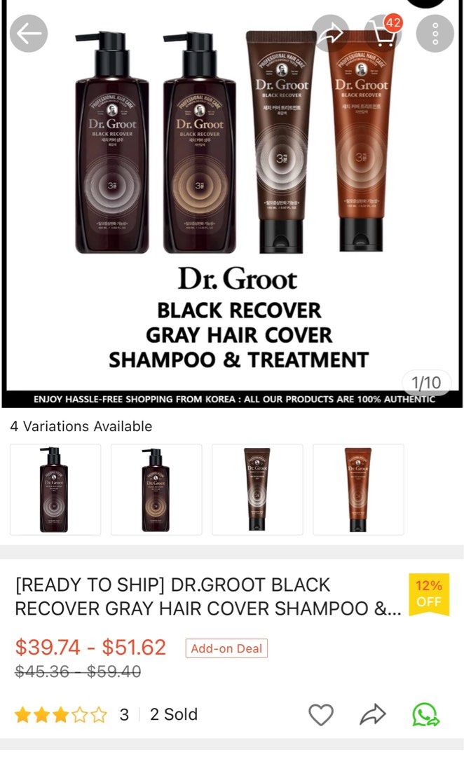 Dr. Groot, Beauty & Personal Care, Hair on Carousell