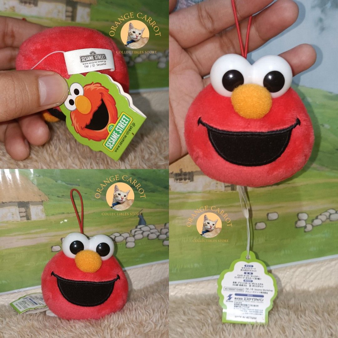 Elmo Head charm - Sesame Street, Hobbies & Toys, Toys & Games on Carousell