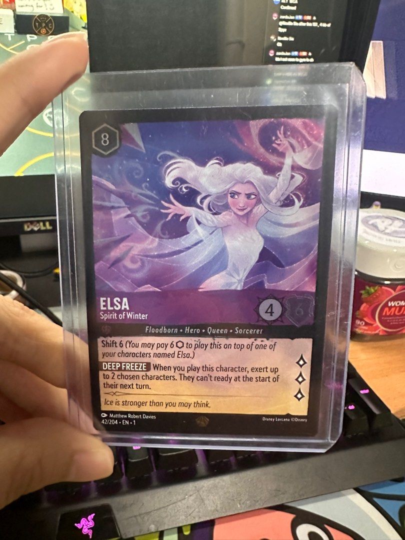 Elsa Spirit of Winter Cold Foil Legendary - Disney Lorcana, Hobbies ...