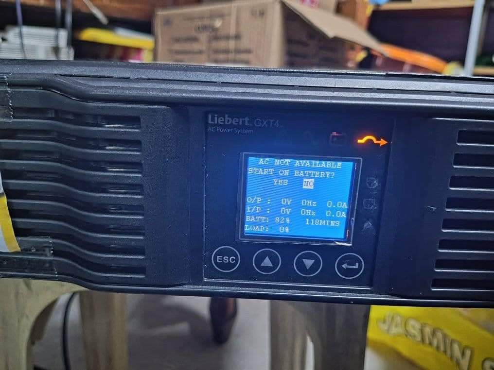 Emerson uninterruptable UPS GXT4 1.5KVa rack mount, Computers & Tech ...