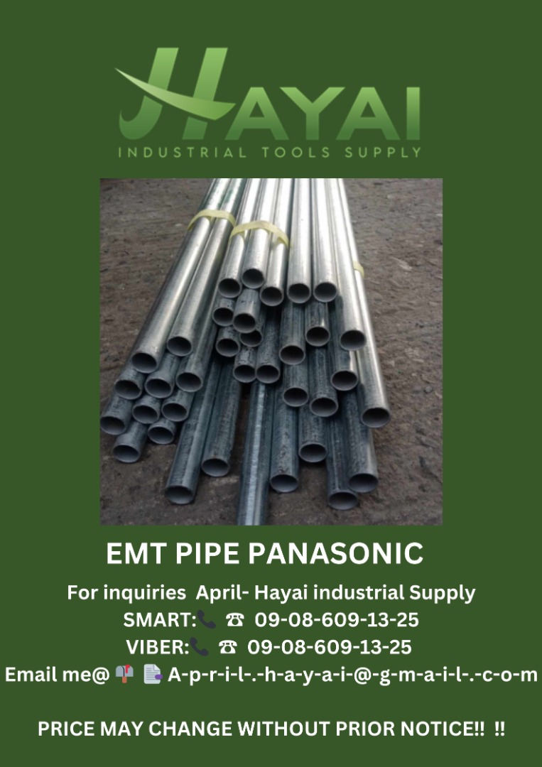 Emt pipe panasonic, Commercial & Industrial, Construction Tools ...