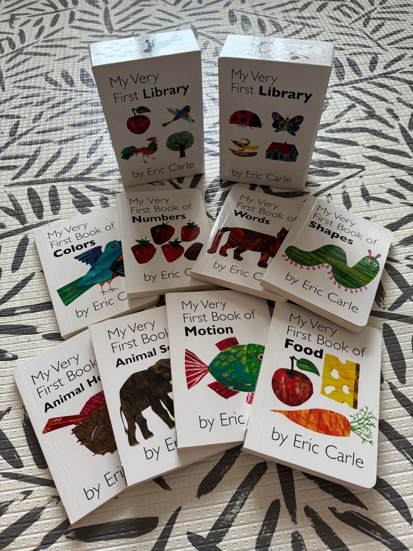 Eric Carle my very first library, 興趣及遊戲, 書本 & 文具, 小朋友書 - Carousell
