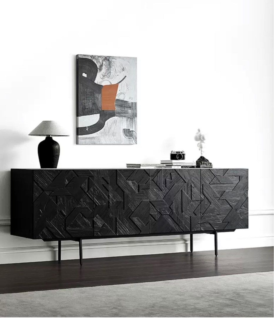 EUPHORIA Modern Wood Sideboard, Furniture & Home Living, Furniture ...