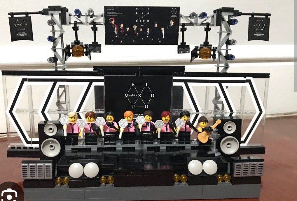 (11.11 sales) Exo exordium dot concert kpop lego set, Hobbies & Toys, Toys & Games on Carousell