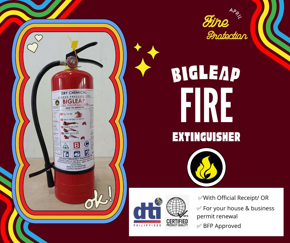FIRE EXTINGUISHER ABC TYPE DRY CHEMICAL BFP APPROVED, Commercial ...