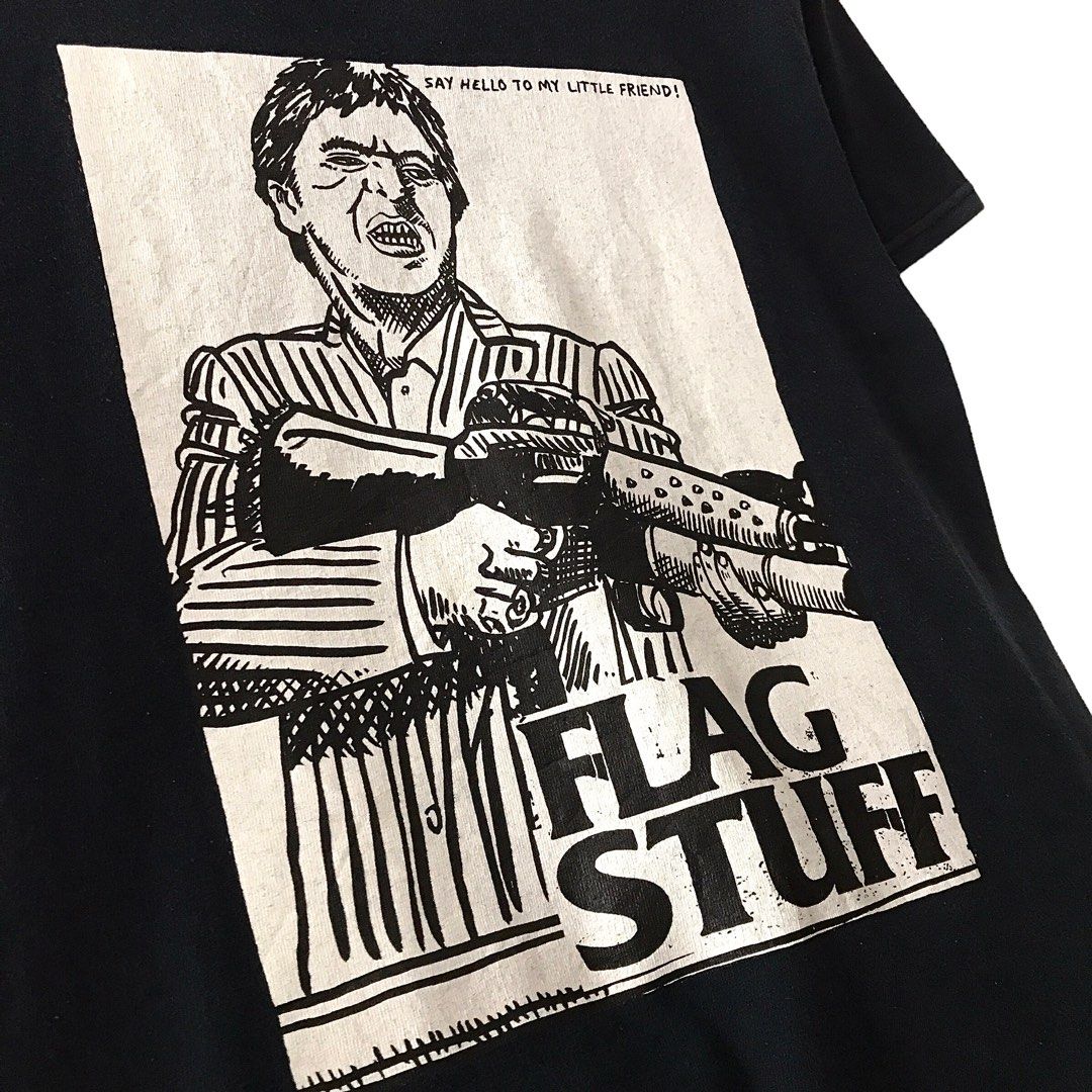 Flagstuff Japan Streetwear Al Pacino Scarface Movie Parody Tee, Men's ...