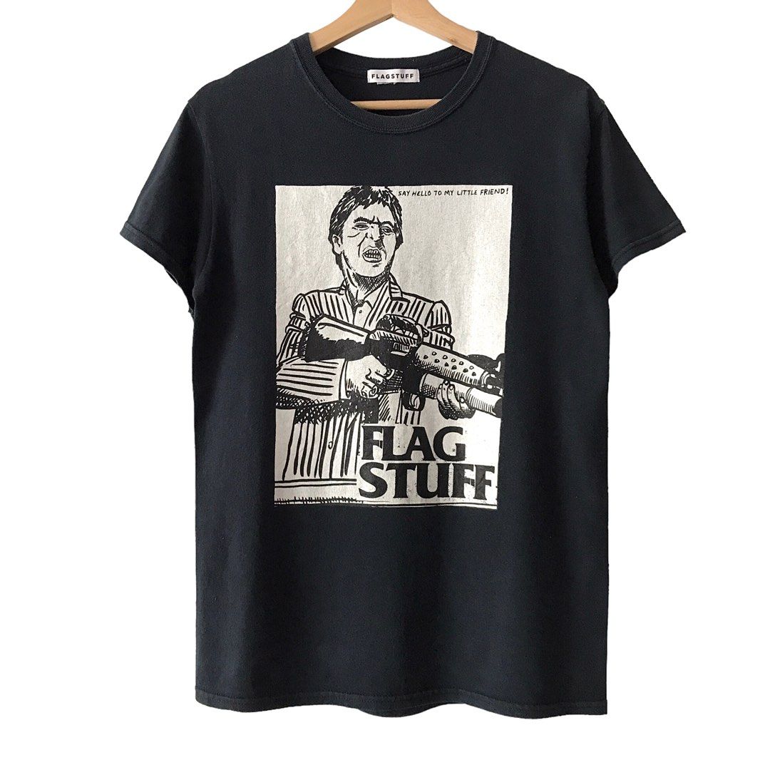 Flagstuff Japan Streetwear Al Pacino Scarface Movie Parody Tee, Men's ...