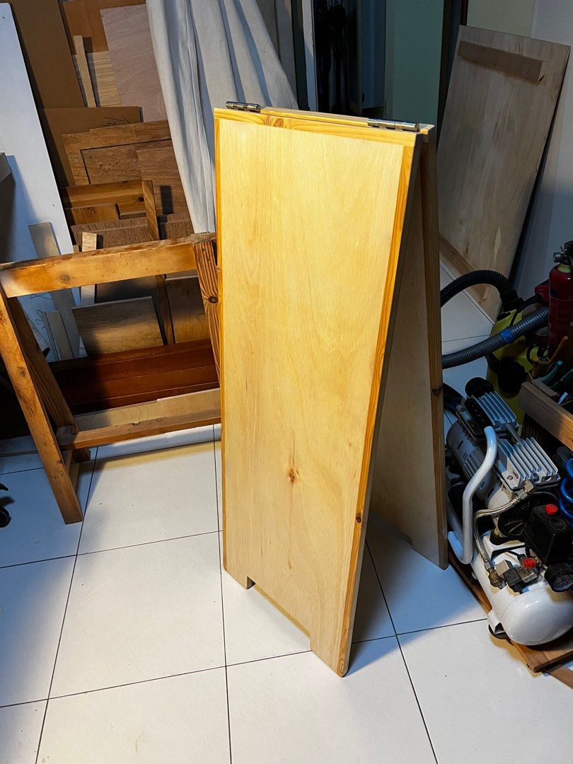 Foldable poster signboard stand, Furniture & Home Living, Furniture ...