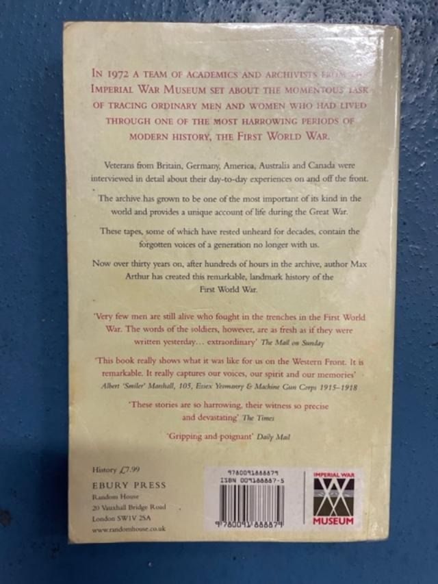 Forgotten Voices of the Great War by Max Arthur, Hobbies & Toys, Books ...