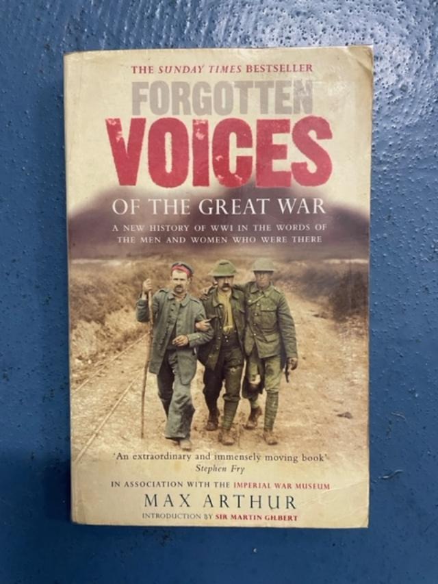 Forgotten Voices of the Great War by Max Arthur, Hobbies & Toys, Books ...