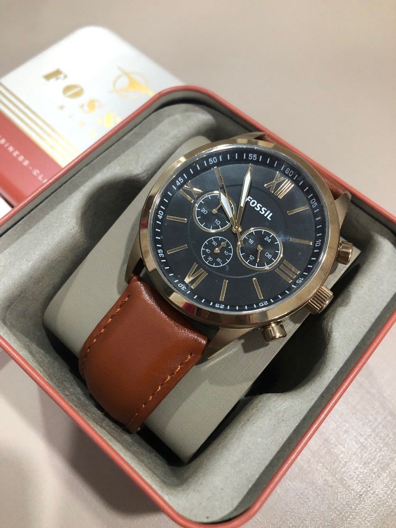 Fossil man watches complete with tinted & box, Men's Fashion, Watches ...