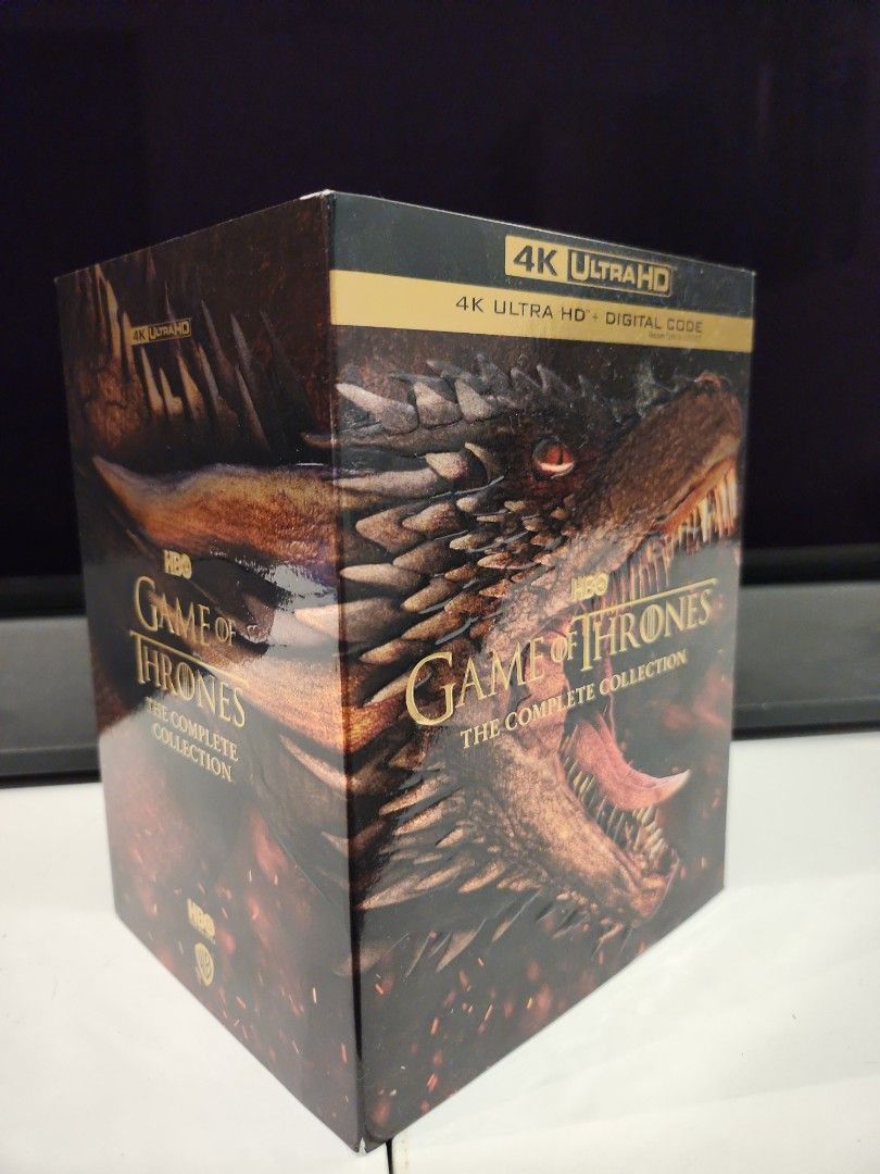 game of thrones box set 4k, 興趣及遊戲, 收藏品及紀念品, 明星周邊 - Carousell