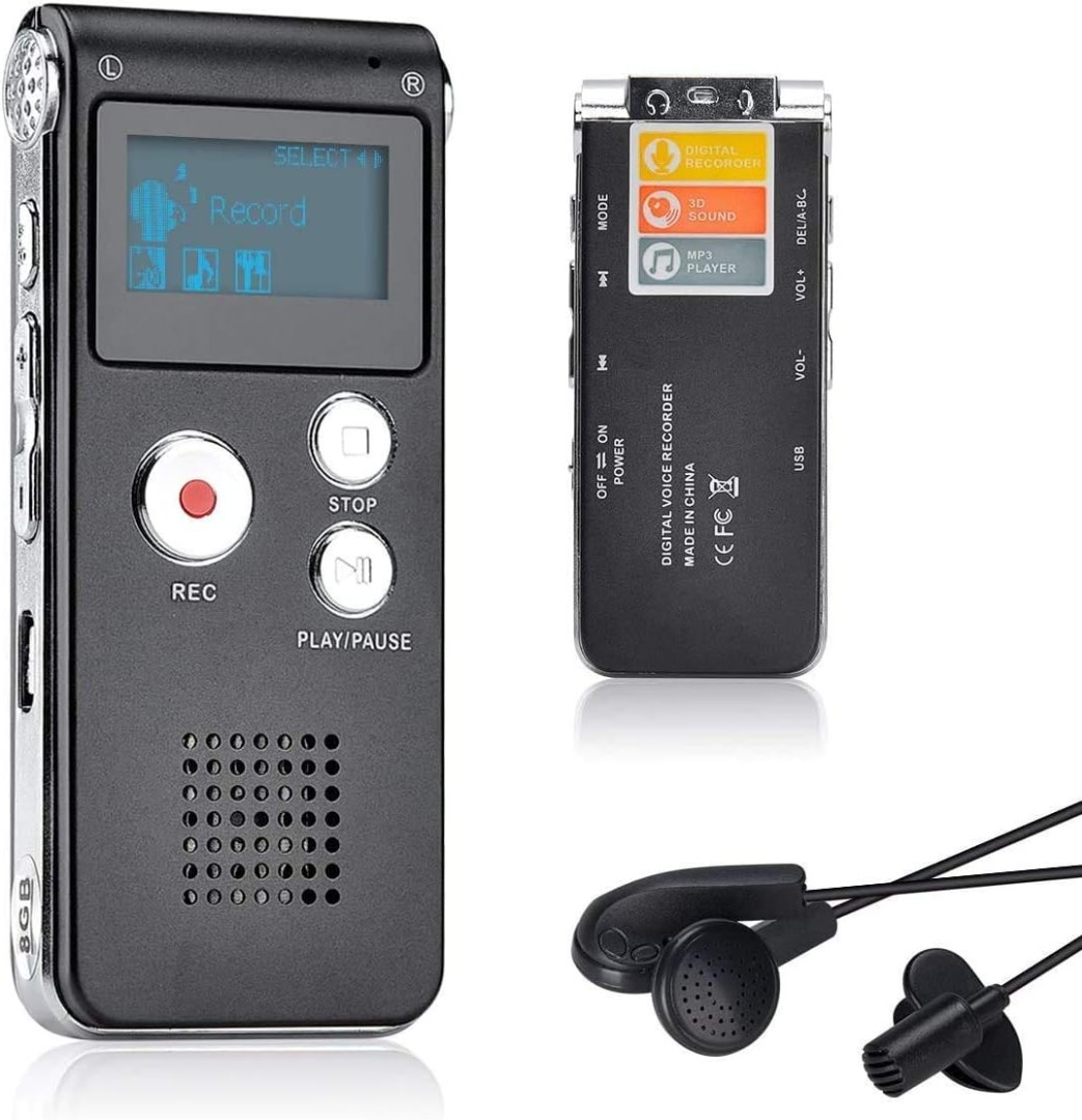 Ghost Supplies 8GB Ghost Hunting EVP digital recorder, Audio, Voice ...