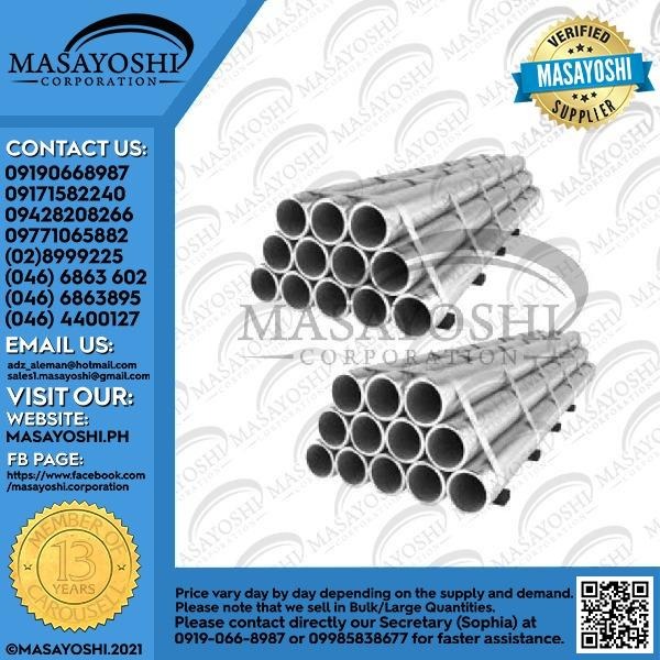 GI Pipe 4" x 100mm | Galvanized Iron Pipe | GI Pipe | Metal Works ...