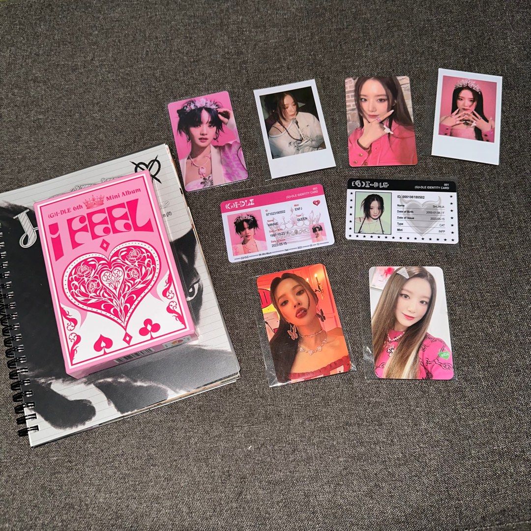 Gidle I feel photocards and albums, Hobbies & Toys, Memorabilia ...