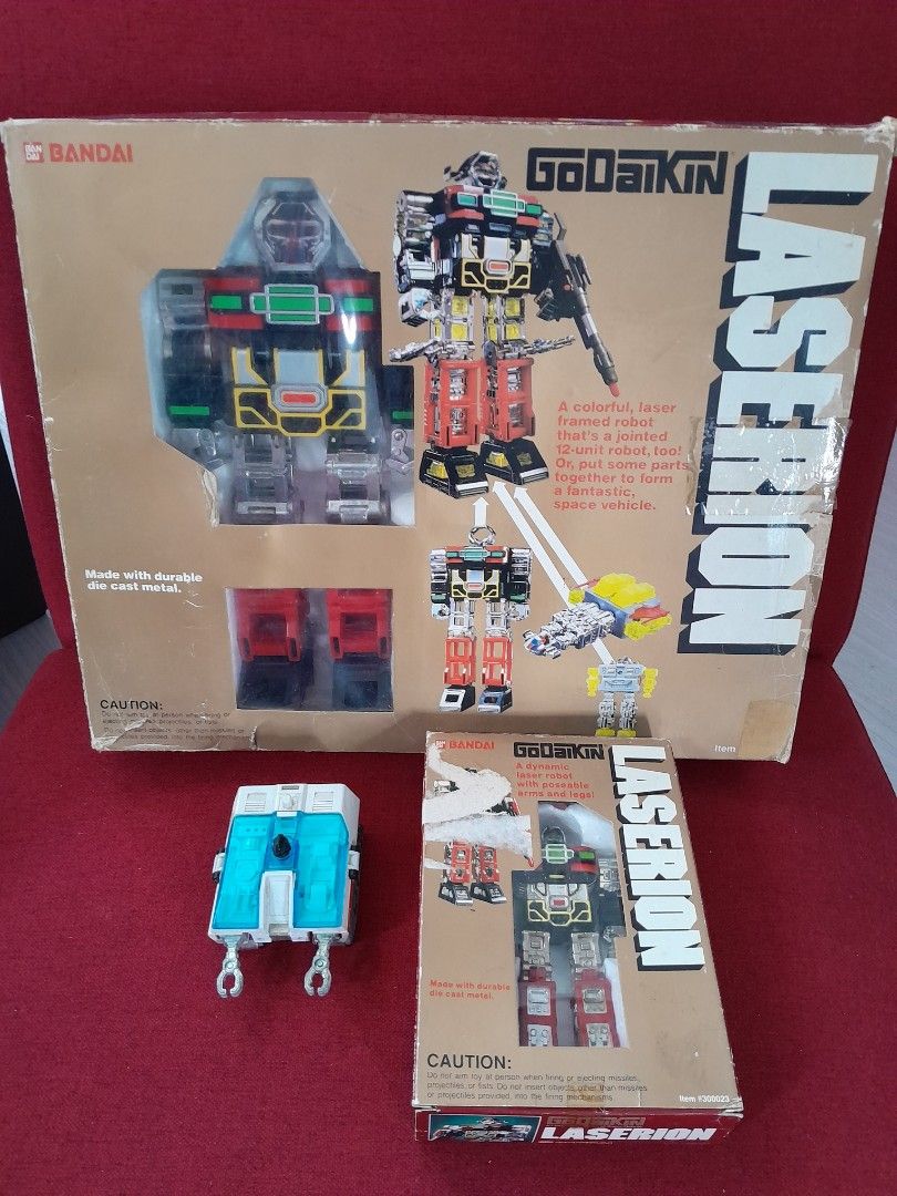 GODAIKIN LASERION ROBOTS with box - Flash Sale, Hobbies & Toys ...