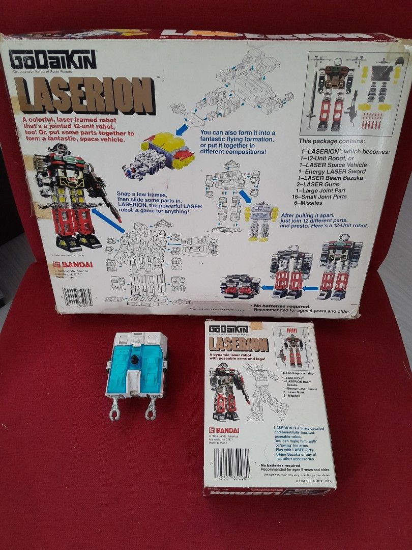 GODAIKIN LASERION ROBOTS with box - Flash Sale, Hobbies & Toys ...