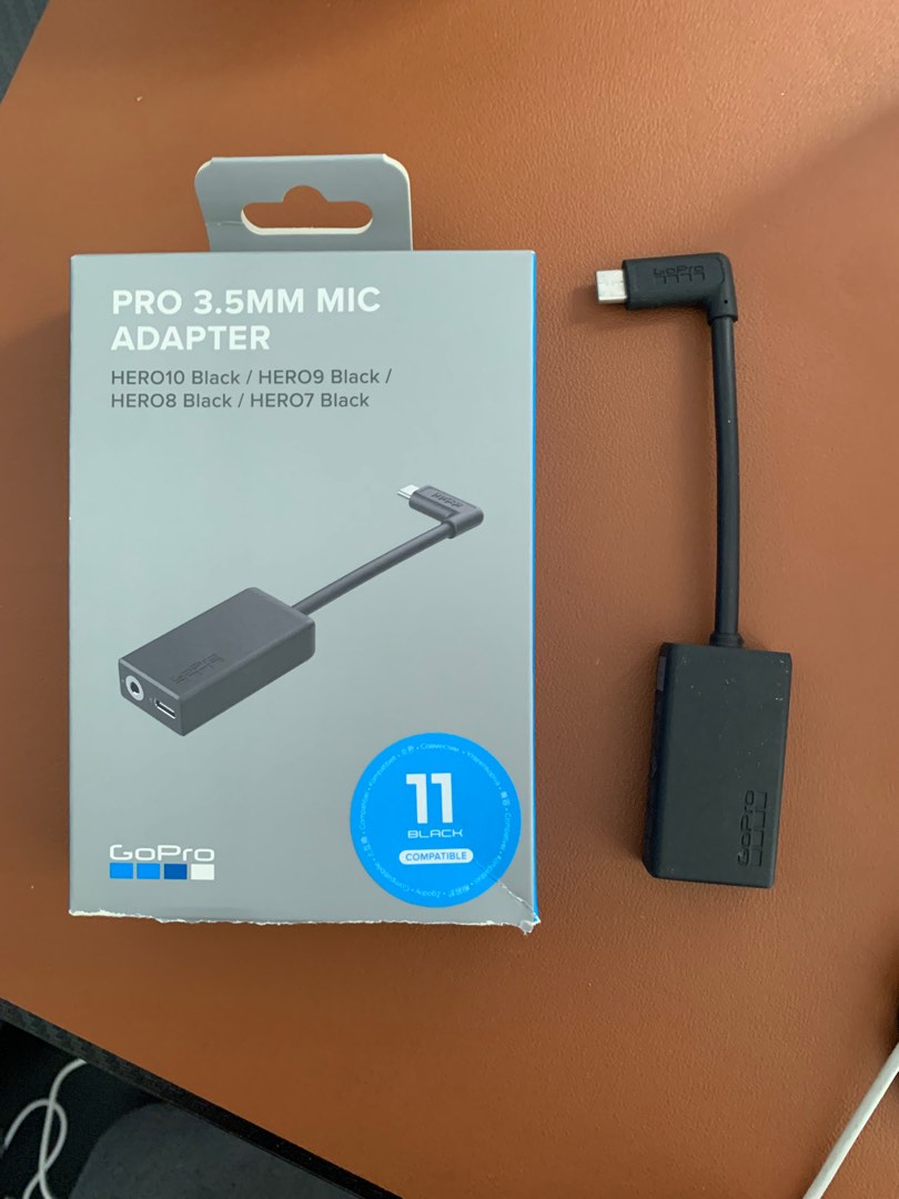 GoPro 3.5mm Mic Adapter Hero 11 12, Photography, Photography ...
