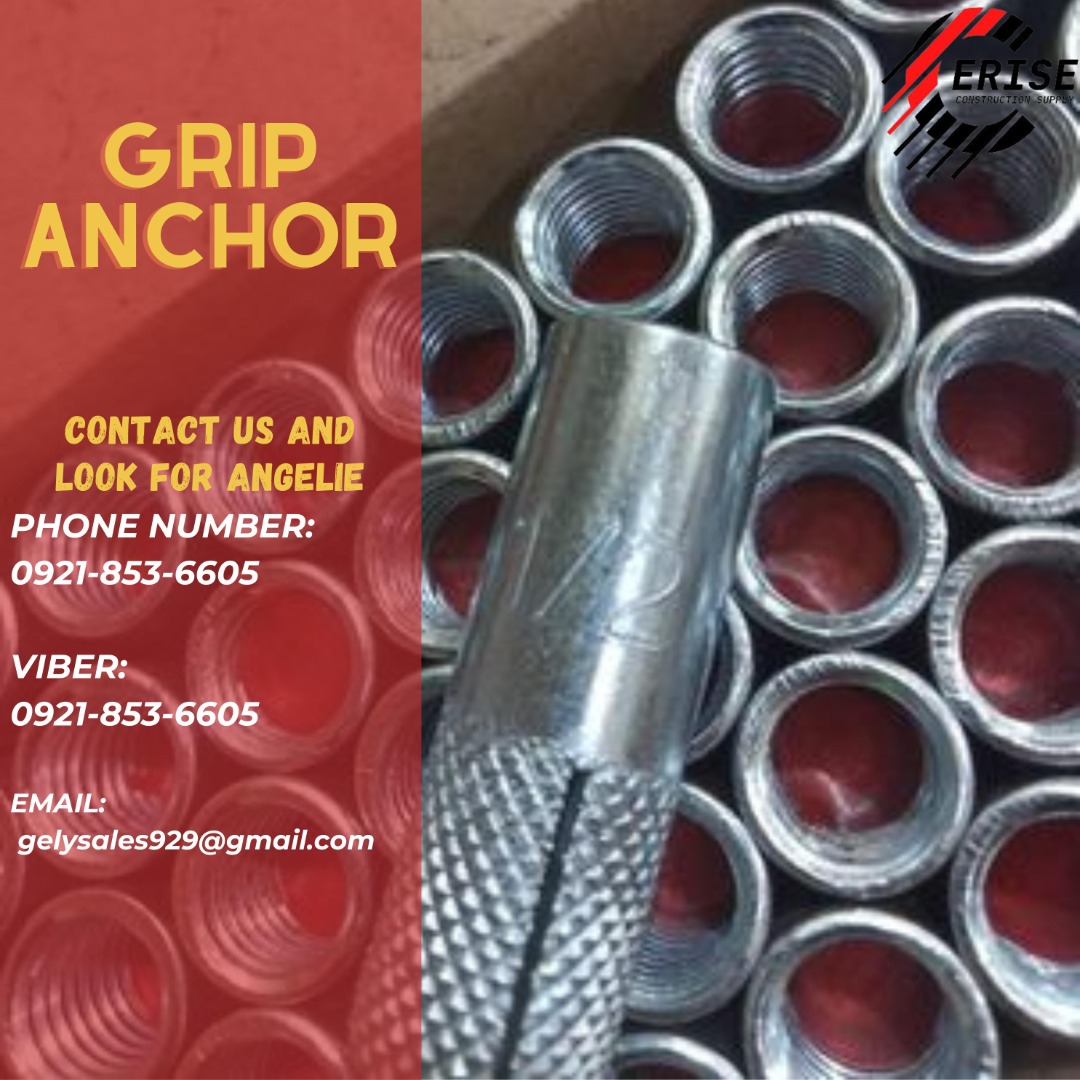 GRIP ANCHOR ON STOCK, Commercial & Industrial, Construction Tools ...