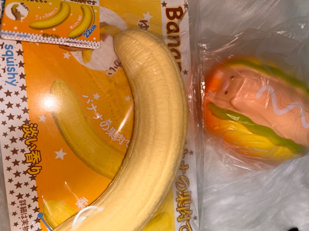 hachimi banana squishy, Hobbies & Toys, Toys & Games on Carousell