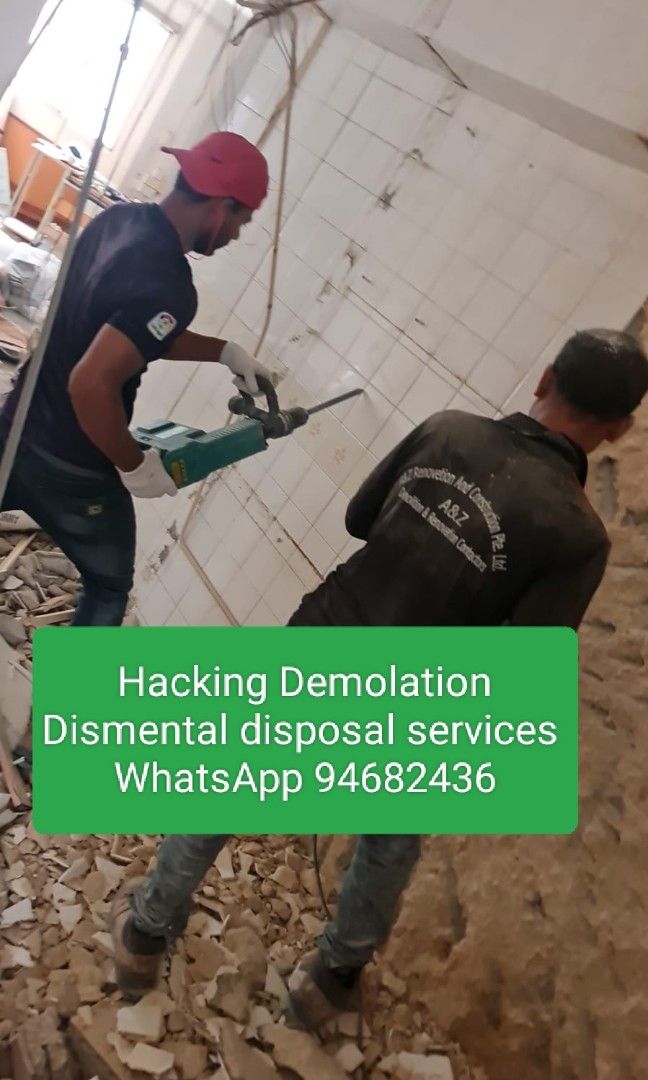 Hacking /Demolation/ Dismental/ Haluage /Disposal Services /HDB /Condo ...