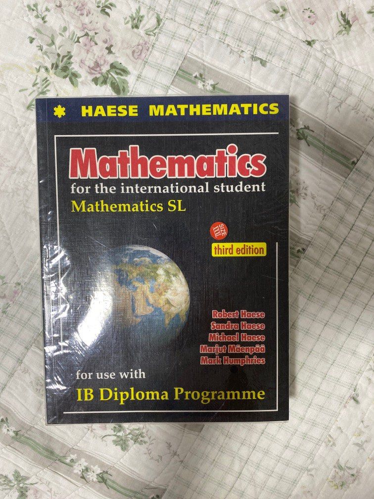Haese Mathematics IBDP SL Textbook, Hobbies & Toys, Books & Magazines ... Haese Mathematics IBDP SL Textbook, Hobbies & Toys, Books & Magazines ...