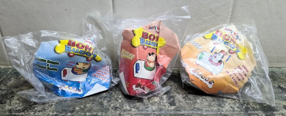 HANNA-BARBERA BONE BUGGY COMPLETE SET - 2000 Jollibee Cartoon Network ...
