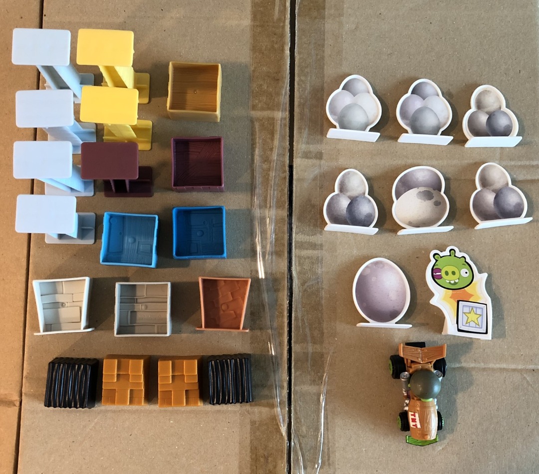 HASBRO Angry Birds Go! Telepods Corporal Pig Dragster Snout Kart Jenga ...