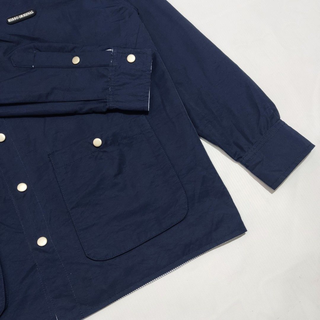 HISSO JAPAN HICKORY CHORE JACKET (REVERSIBLE), Men's Fashion, Coats ...