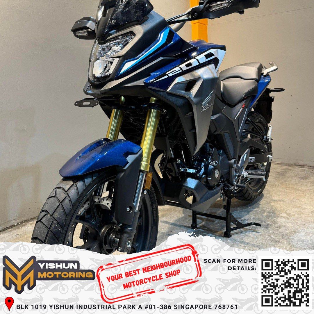 HONDA CB200X ABS ( NEW HONDA CB200 X ) 2B TOURING BIKE | HONDA ...