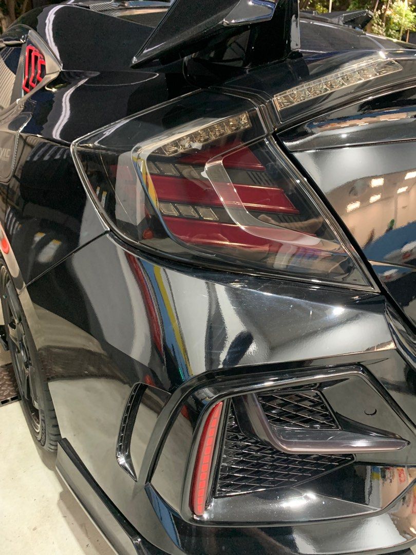 Honda Civic FC Smoked Tail Light tail lamp Mugen taillight FC1 FC5 ...