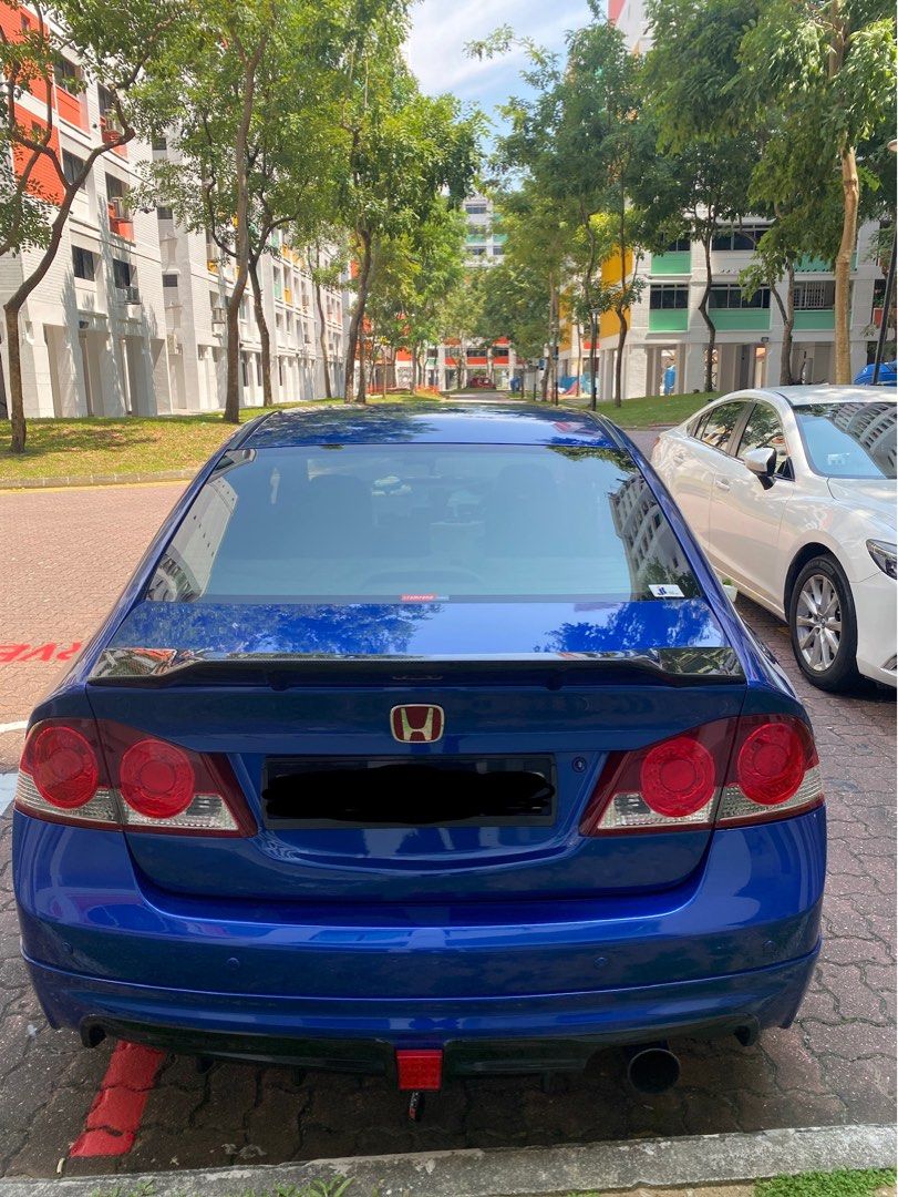 Honda Civic FD1/2/4 Duck Tail Carbon Fibre FRP Spoiler, Car Accessories ...