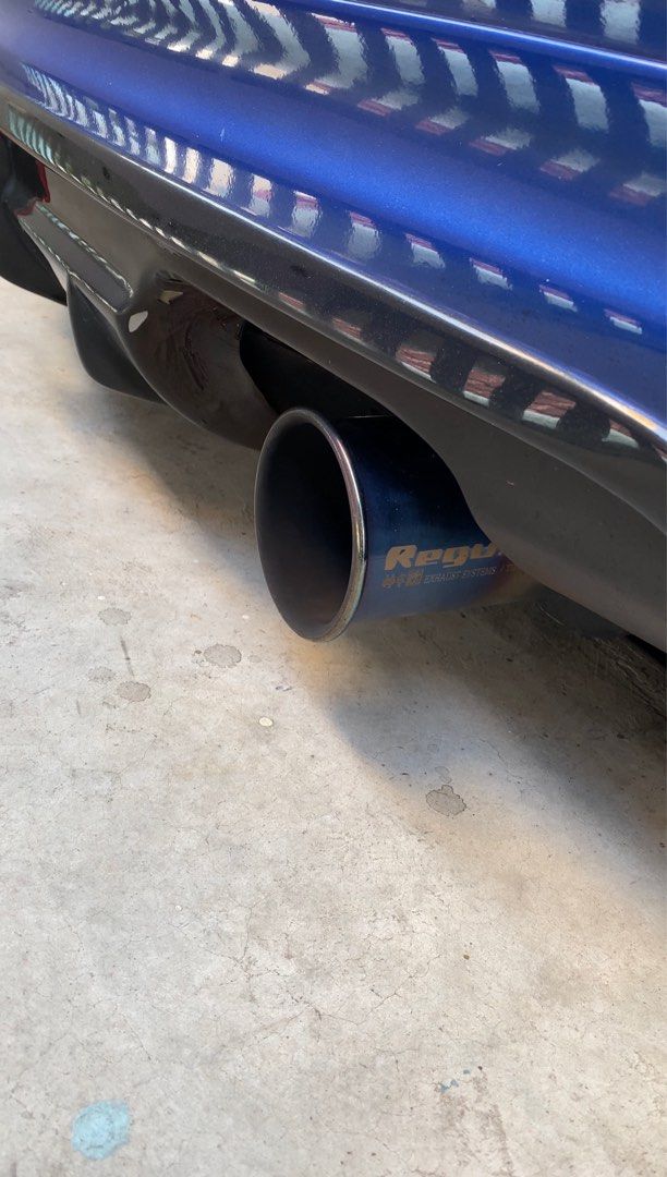 Honda Civic FD2 Kakimoto Racing Regu 06 r exhaust muffler (Titanium tip look), Car Accessories ...